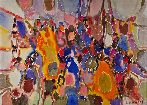 Claude Maréchal | Flower market (1961) | MutualArt