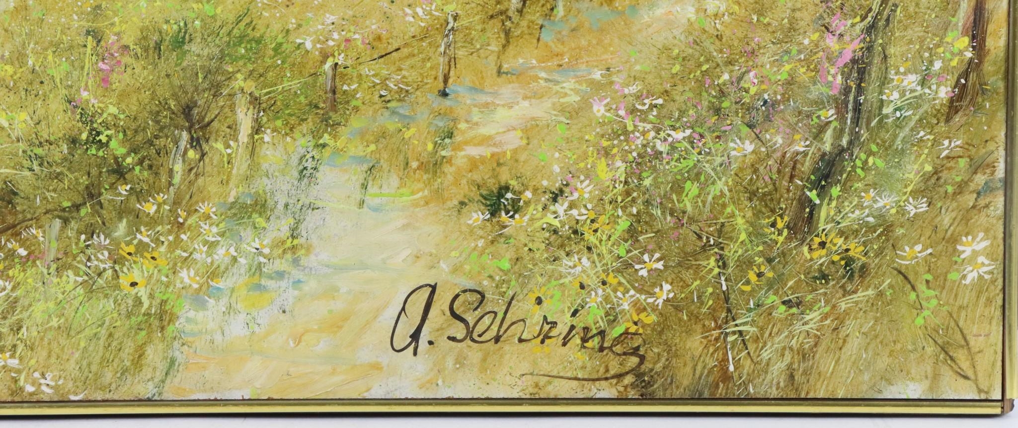 Adolf Sehring | Meadow landscape with children playing | MutualArt