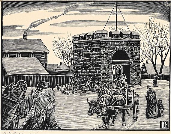 Henry Eric Bergman | The Old Gate (1932) | MutualArt