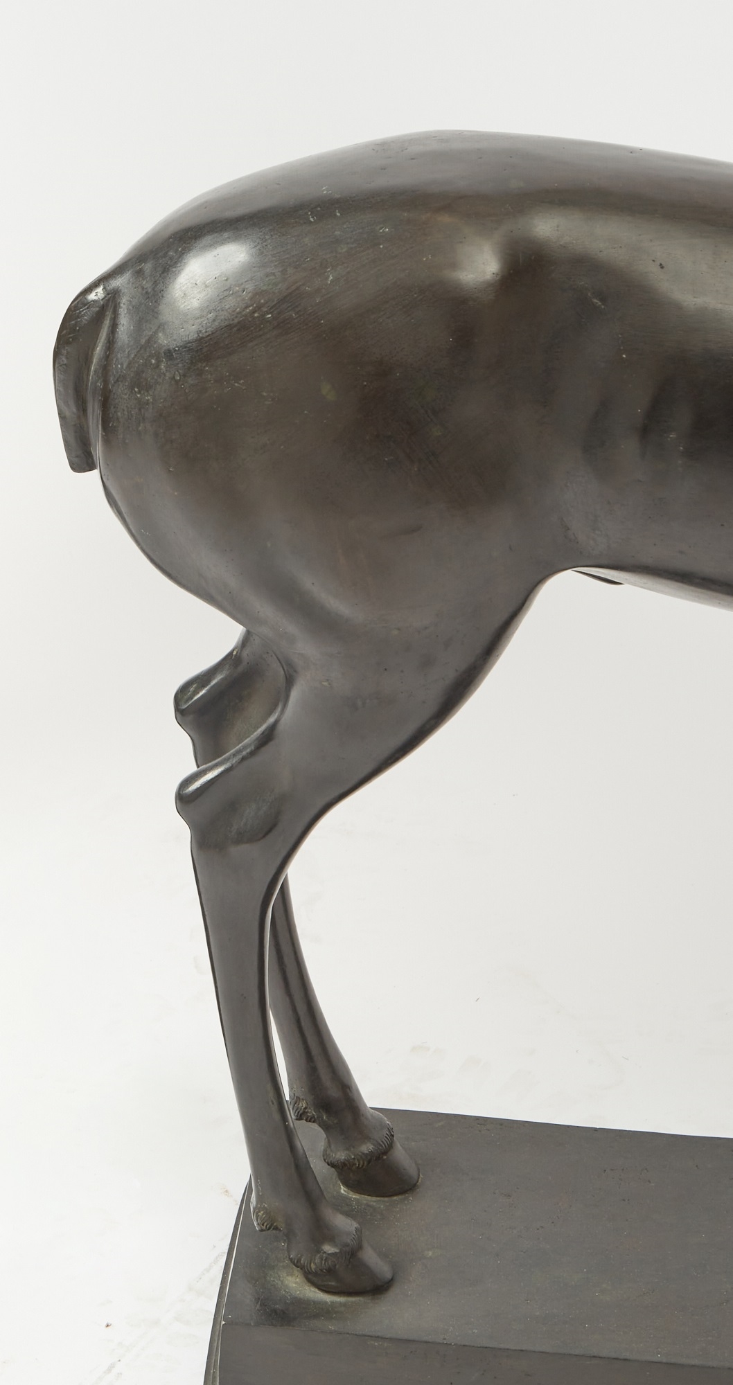 R. Rossi | Patinated Bronze Model of a Fawn | MutualArt