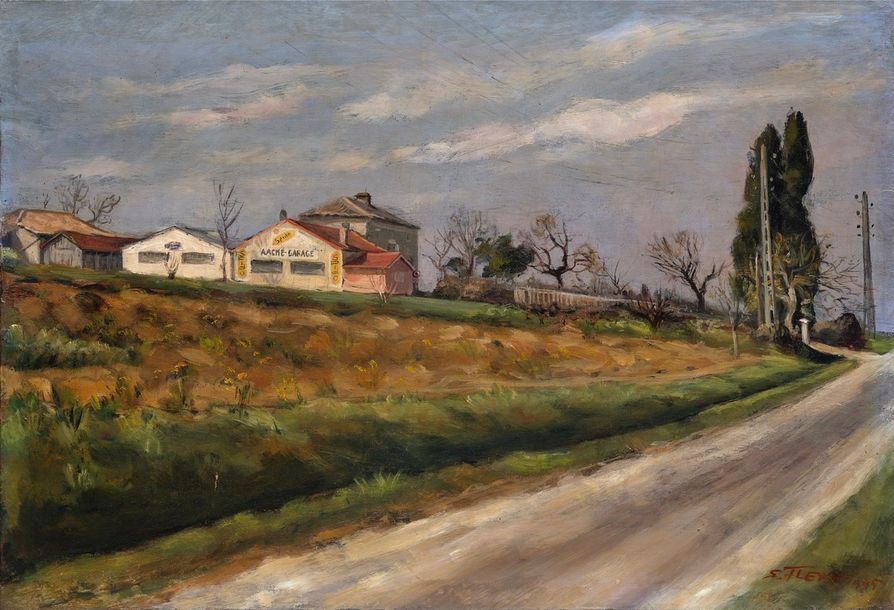 Samson Flexor | Samson FLEXOR (1907-1971) Country street Oil on canvas ...