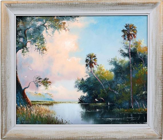 Florida Highwaymen | SAM NEWTON FLORIDA HIGHWAYMEN RARE CANVAS SAM ...