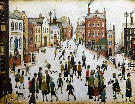 Laurence Stephen Lowry | Village Square | MutualArt