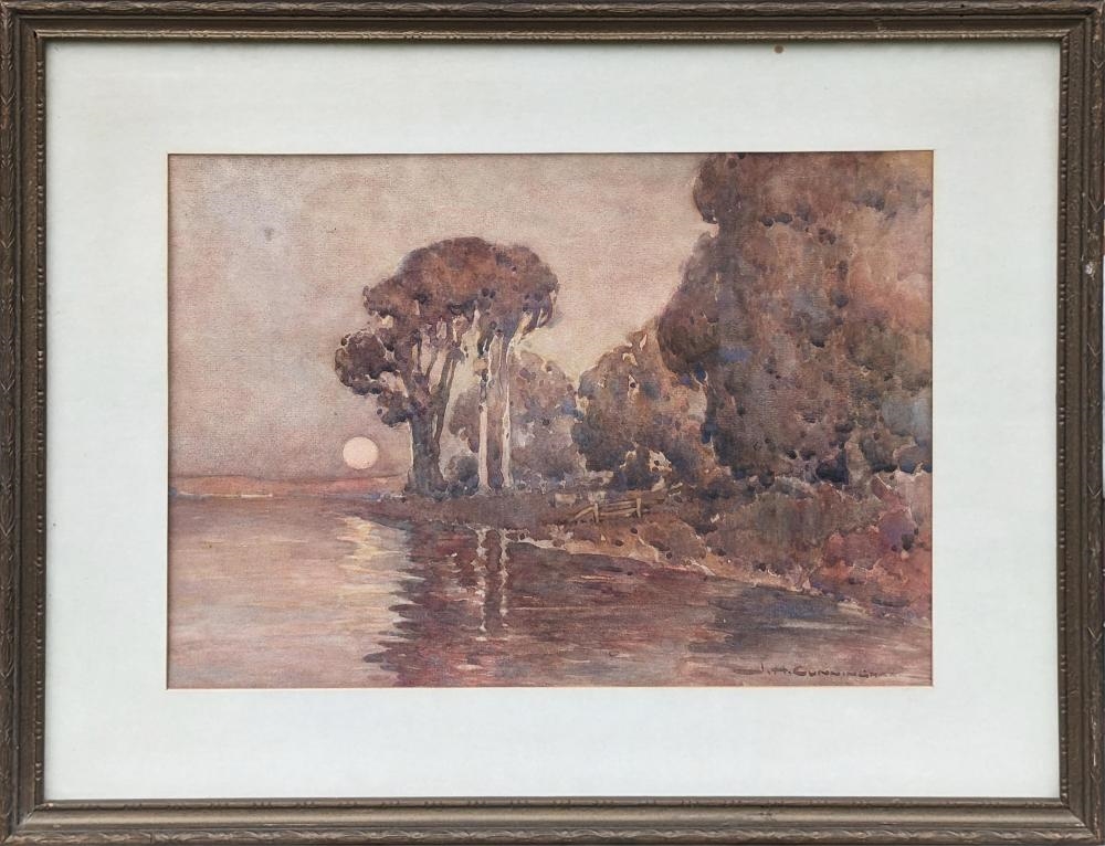 J. H. Cunningham | Moonlight | MutualArt