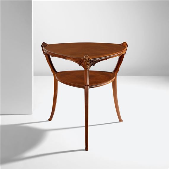 Lucien Lévy-Dhurmer | Two-tier table with integrated trays (Circa 1914 ...