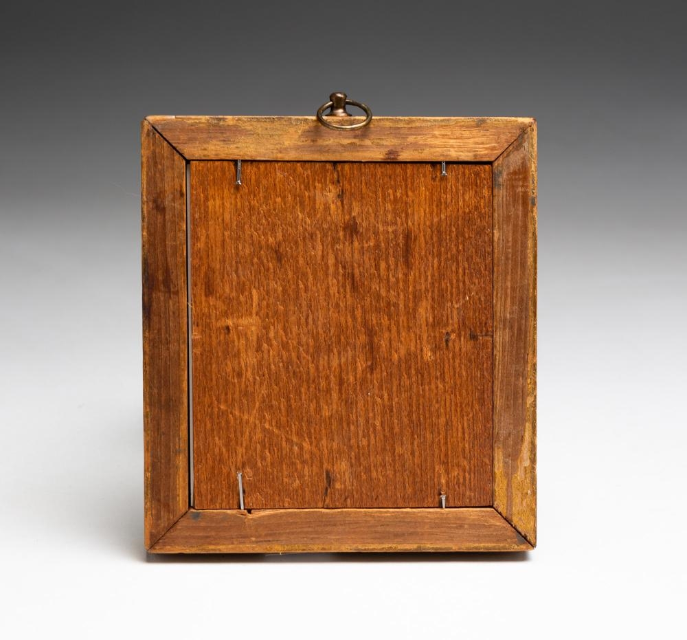 Justus DaLee | MINIATURE FOLK ART WATERCOLOR PORTRAIT OF A LADY ...