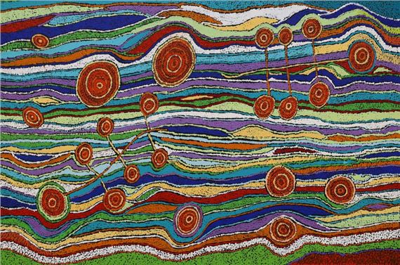 Maria Brown Nampitjinpa | Seven Sisters Dreaming (2023) | MutualArt