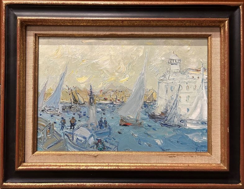 Jean Fusaro | The port of Marseille | MutualArt