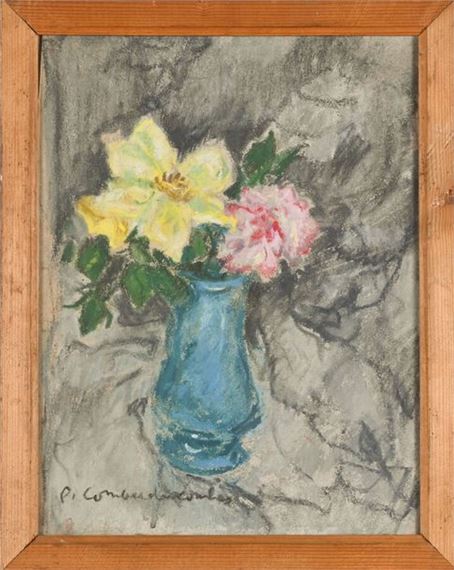 Pierre Combet-Descombes | Roses in a vase | MutualArt