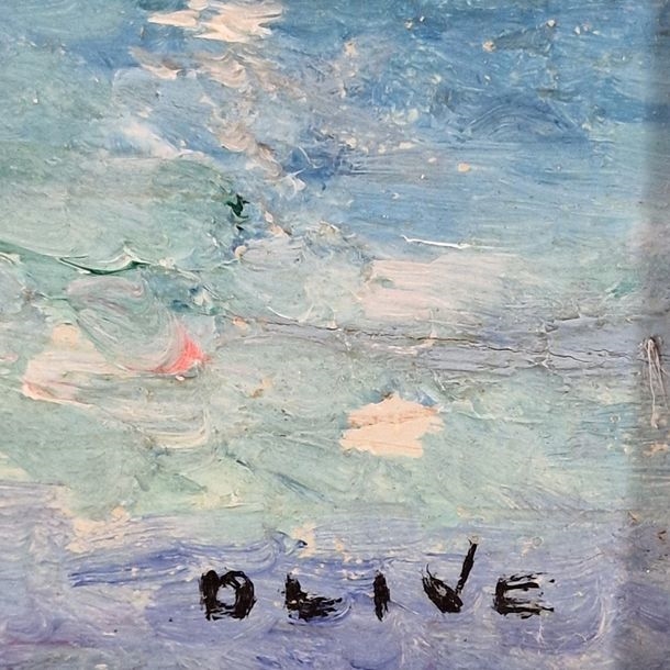 Henri Olive des Martigues | Olive DES MARTIGUES XIX-XXth Century View of Martigues OIL ON PANEL ...