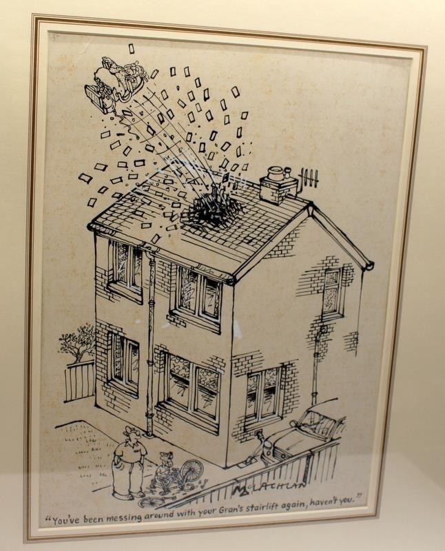 Ed McLachlan | Large framed original cartoon by Ed McLachlan (1060 ...