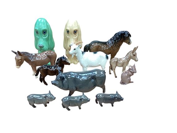 Royal Doulton | Collection of Beswick and Royal Doulton Farm Animals ...