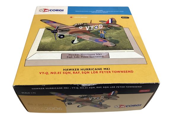 Peter Townsend | Corgi 50th Anniversary diecast model Hawker Hurricane ...