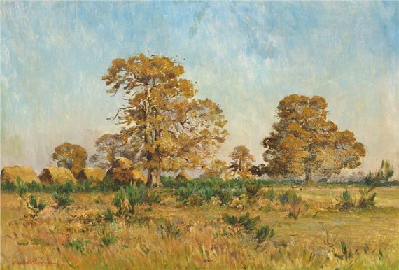Mario Cornilleau Raoul Carl-Rosa | Chestnut trees in Sologne | MutualArt