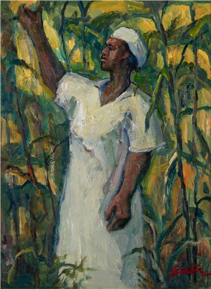 Lester Gunter | Cornfield (1980) | MutualArt
