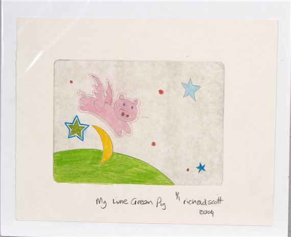 Richard Scott | My Lime Green Pig' | MutualArt