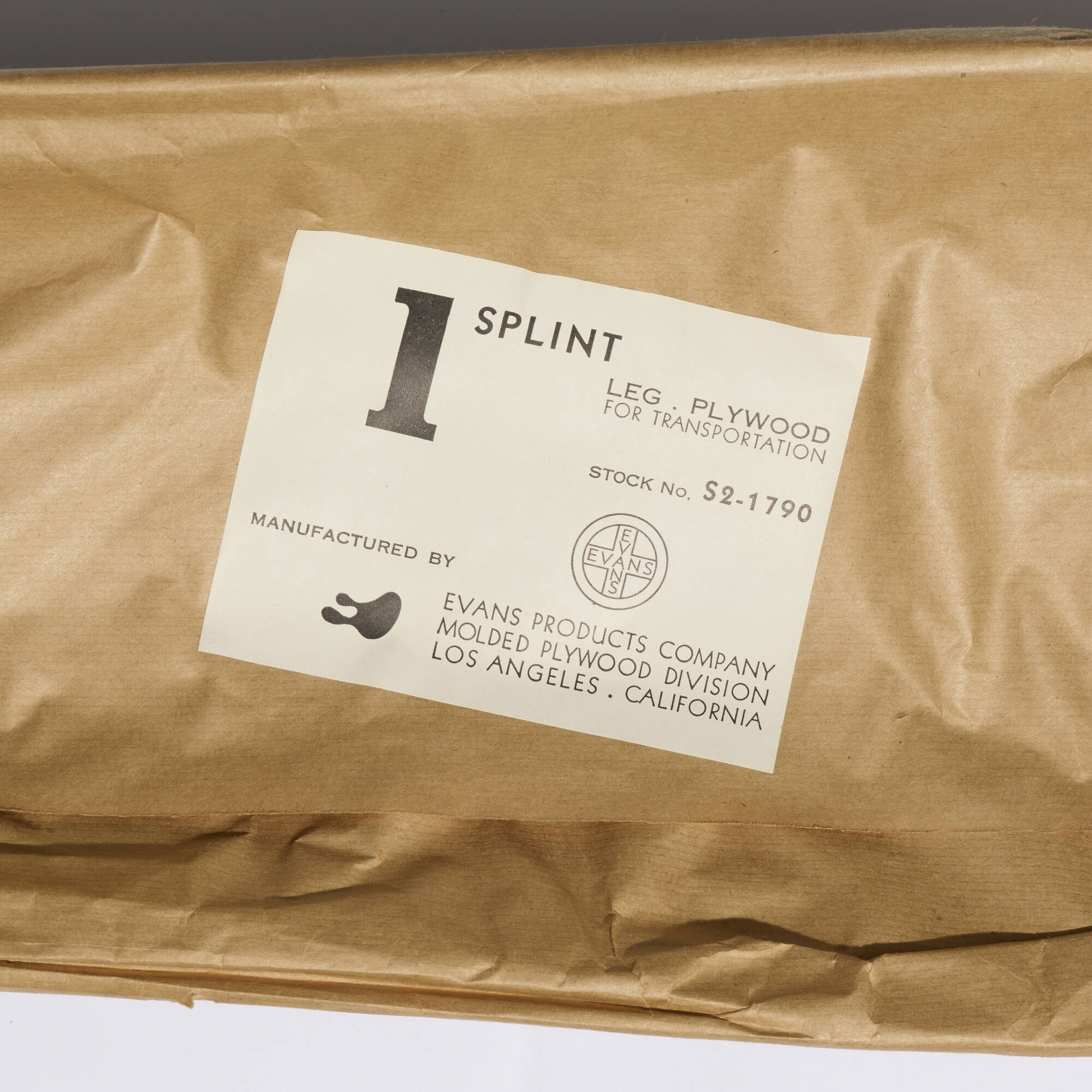 Charles & Ray Eames | Leg splint in original packaging, model S2-1790 ...