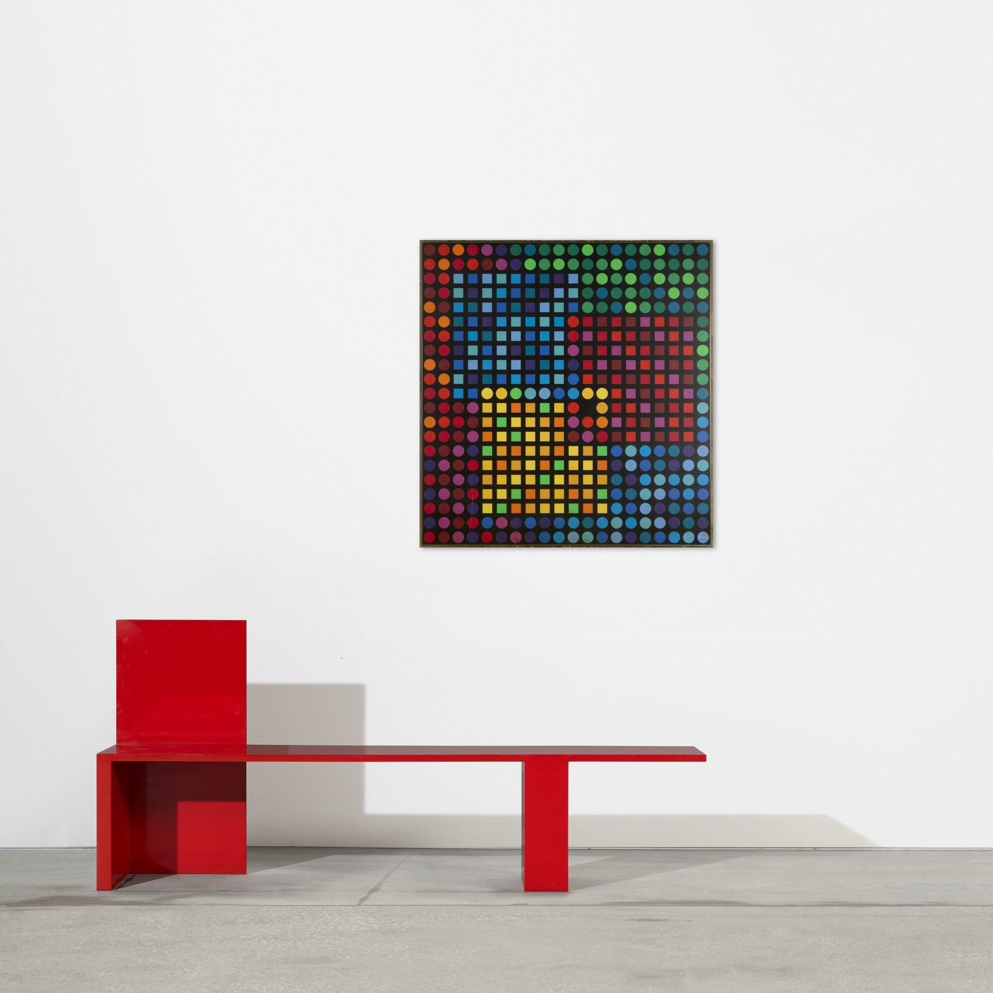 Victor Vasarely | Orion Noir Negative (1970) | MutualArt