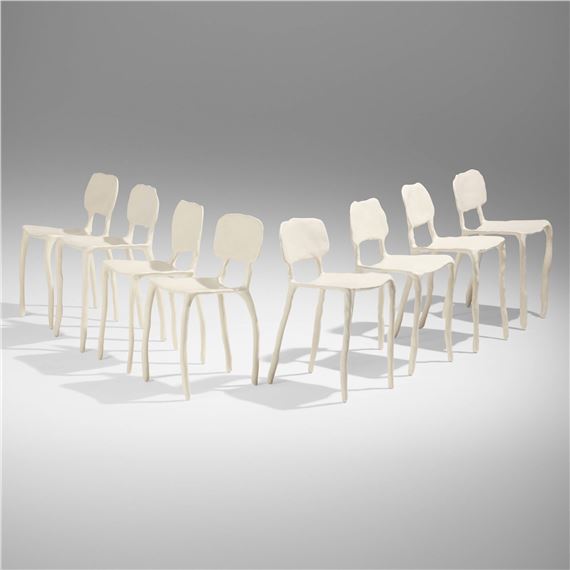 Maarten Baas | Clay dining chairs, set of eight (2006 - 2007) | MutualArt