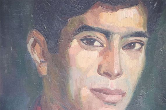 Denise Romanini Aragon | Portrait d'un jeune homme (1910) | MutualArt