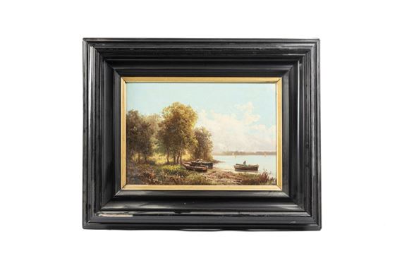 Alfred Godchaux | Paysage lacustre | MutualArt