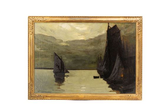 Albertus Matignon | Marine (1860) | MutualArt