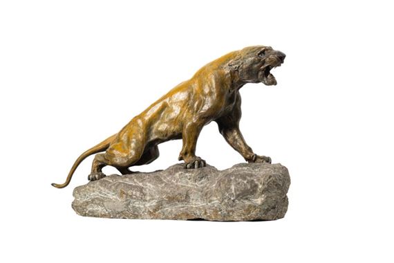 Thomas François‏ Cartier | Lionne en furie | MutualArt