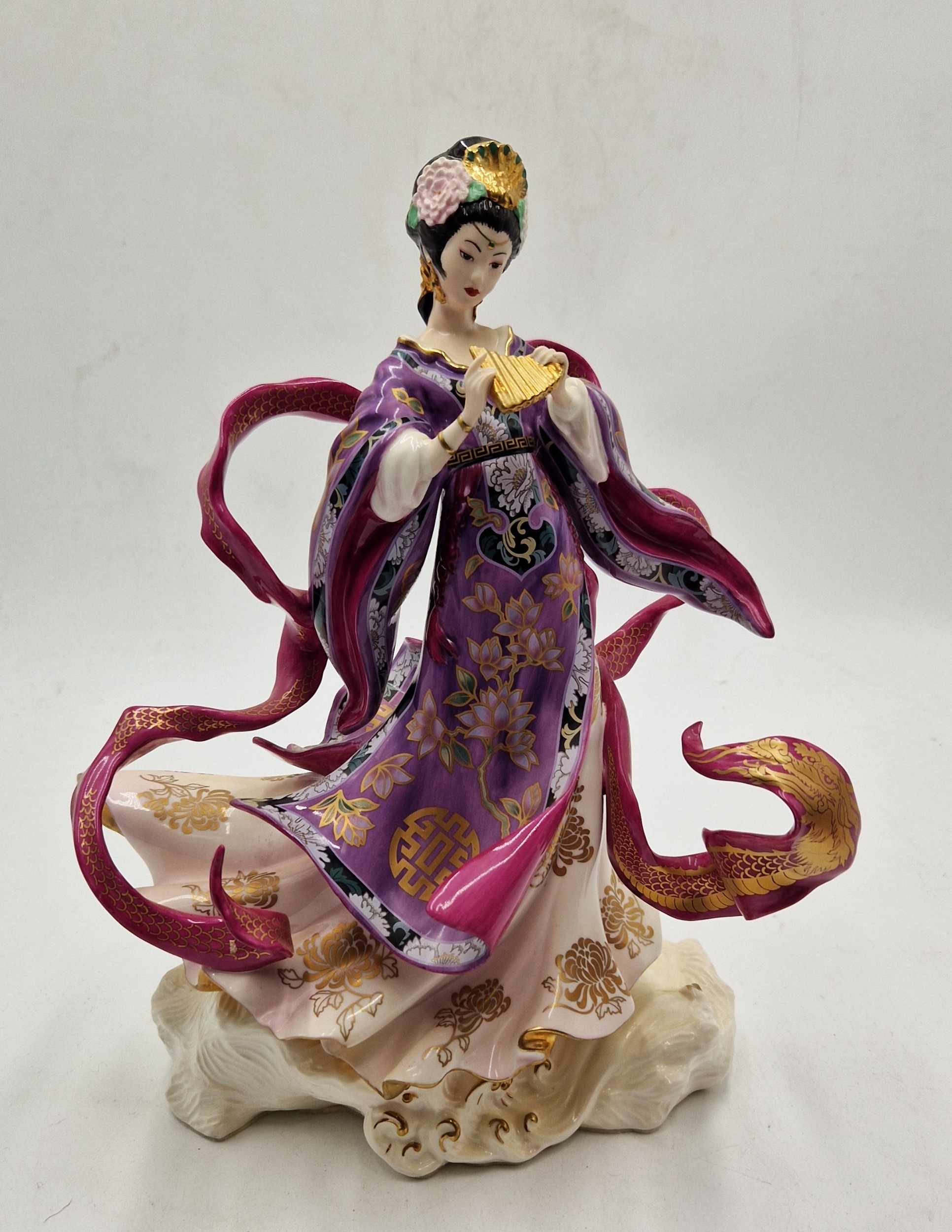 Carolyn Young Hisel | FRANKLIN MINT PORCELAIN Extra Large 30cm x 23cm ...