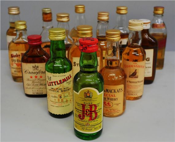 Unknown | Two boxes of vintage alcohol miniatures | MutualArt