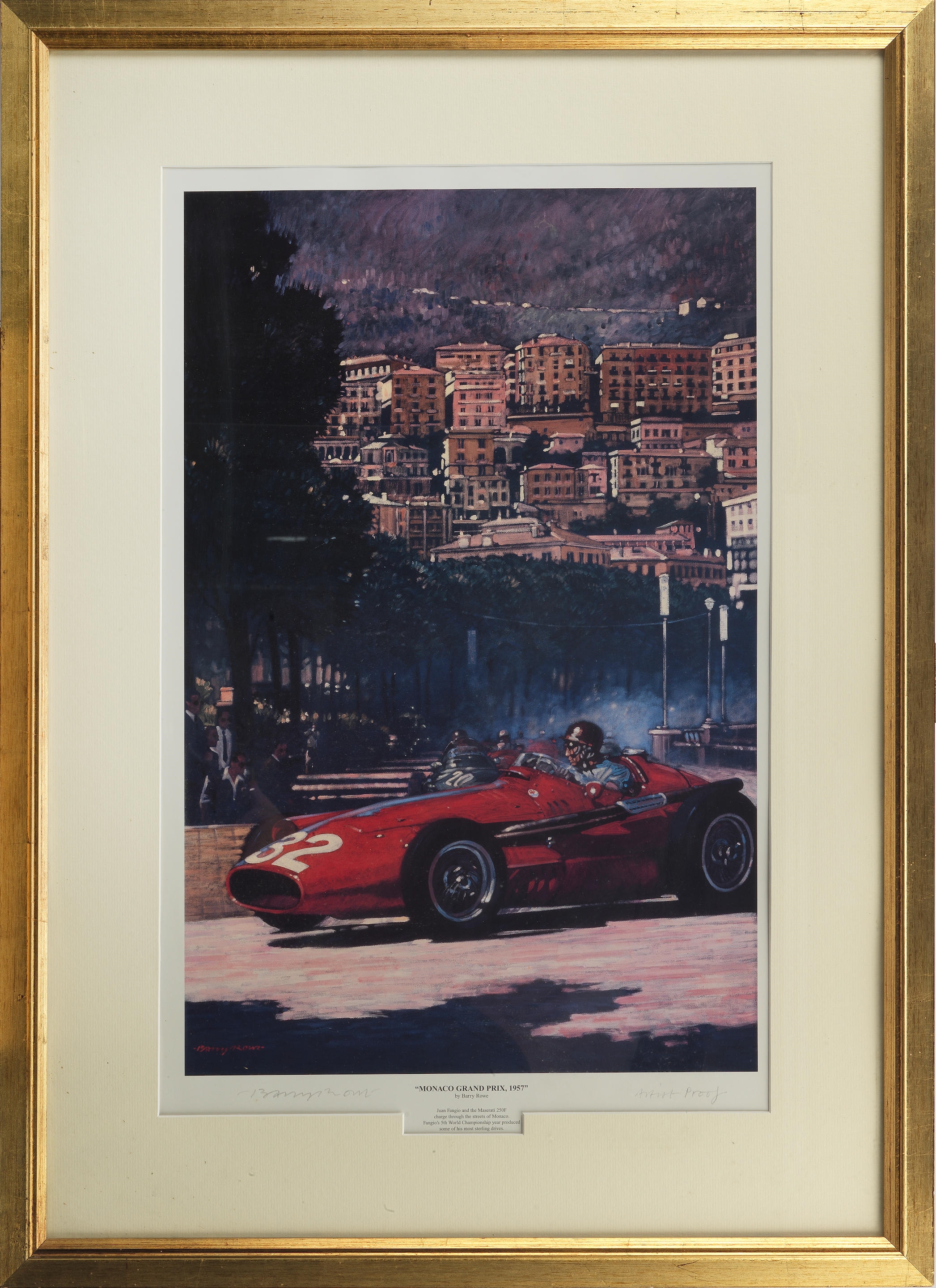 Barry Rowe | Four motoring prints featuring artwork after Barry Rowe ...