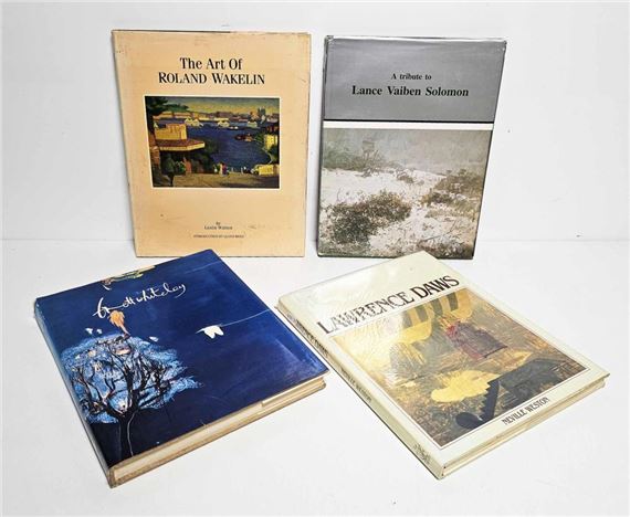 Roland Wakelin | 4 x Australian artist books, Lance Solomon, Lawrence ...