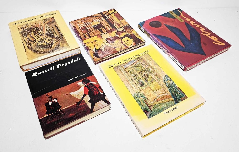 Russell Drysdale | 5 x Australian artist book, Arthur Boyd, John Coburn ...