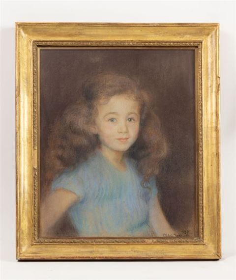 André Jacques | Portrait of a Young Girl (1937) | MutualArt