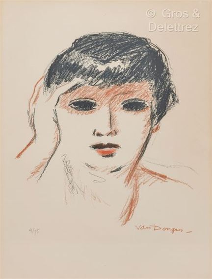 Kees van Dongen | Fernande Olivier circa 1955 signed in the plate and numbered 4/. Bibliography ...