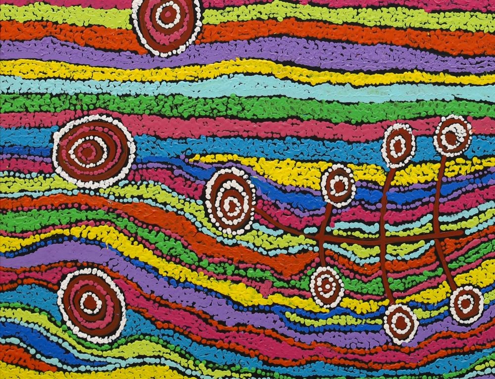 Maria Brown Nampitjinpa | Seven Sisters Dreaming (2024) | MutualArt