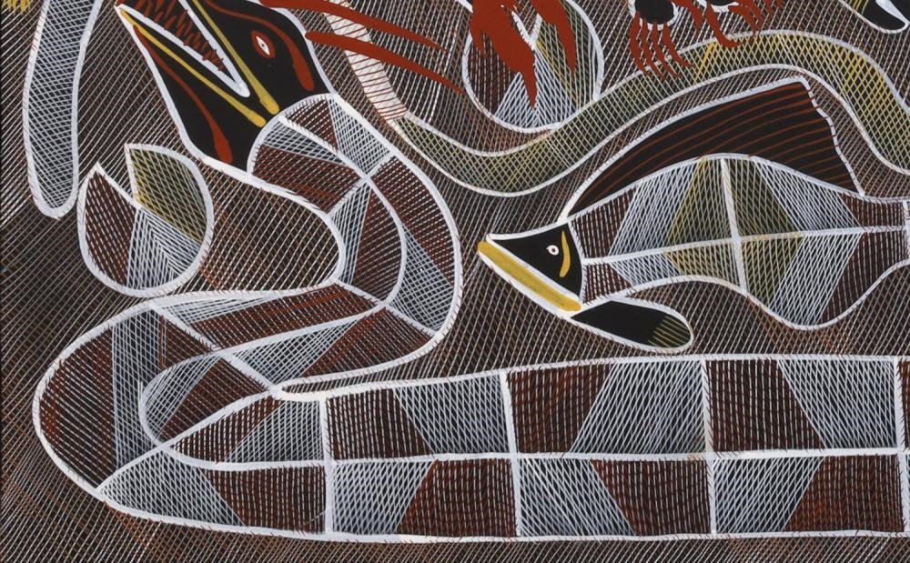 Edward Blitner | Rainbow Serpent (2023) | MutualArt