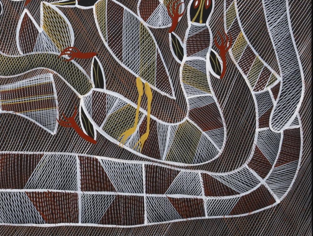 Edward Blitner | Rainbow Serpent (2023) | MutualArt