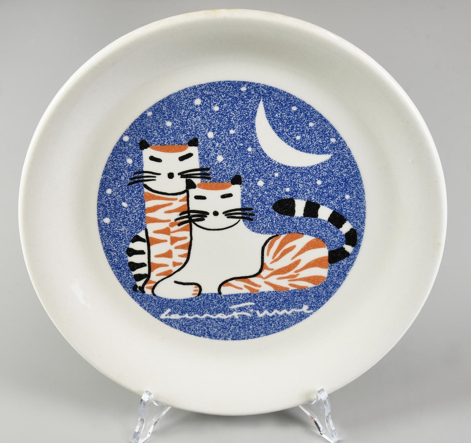 Laura Fiume | Laura Fiume GATTI serigrafia su ceramica | MutualArt