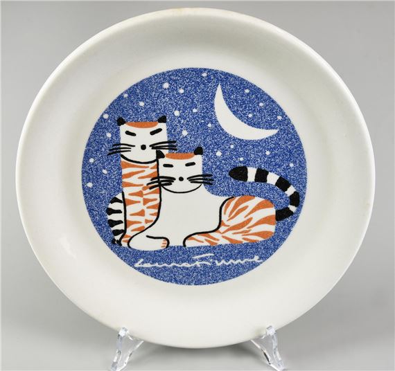 Laura Fiume | Laura Fiume GATTI serigrafia su ceramica | MutualArt