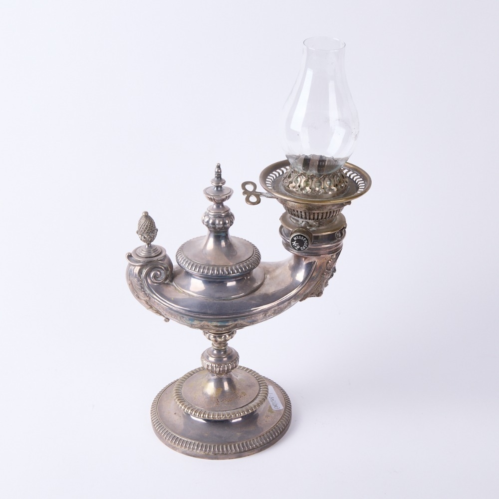 Thomas Messenger | A Thomas Messenger & Sons Oil Lamp | MutualArt