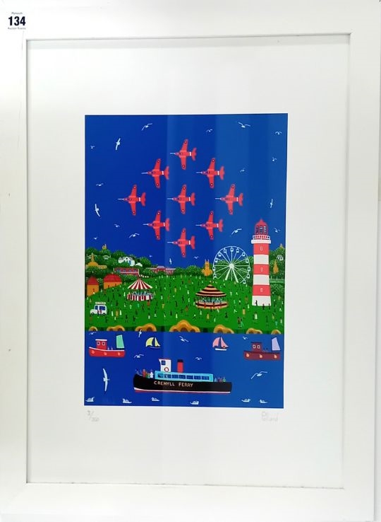 Brian Pollard | Brian Pollard (1946-) limited edition print 'Cremyll ...