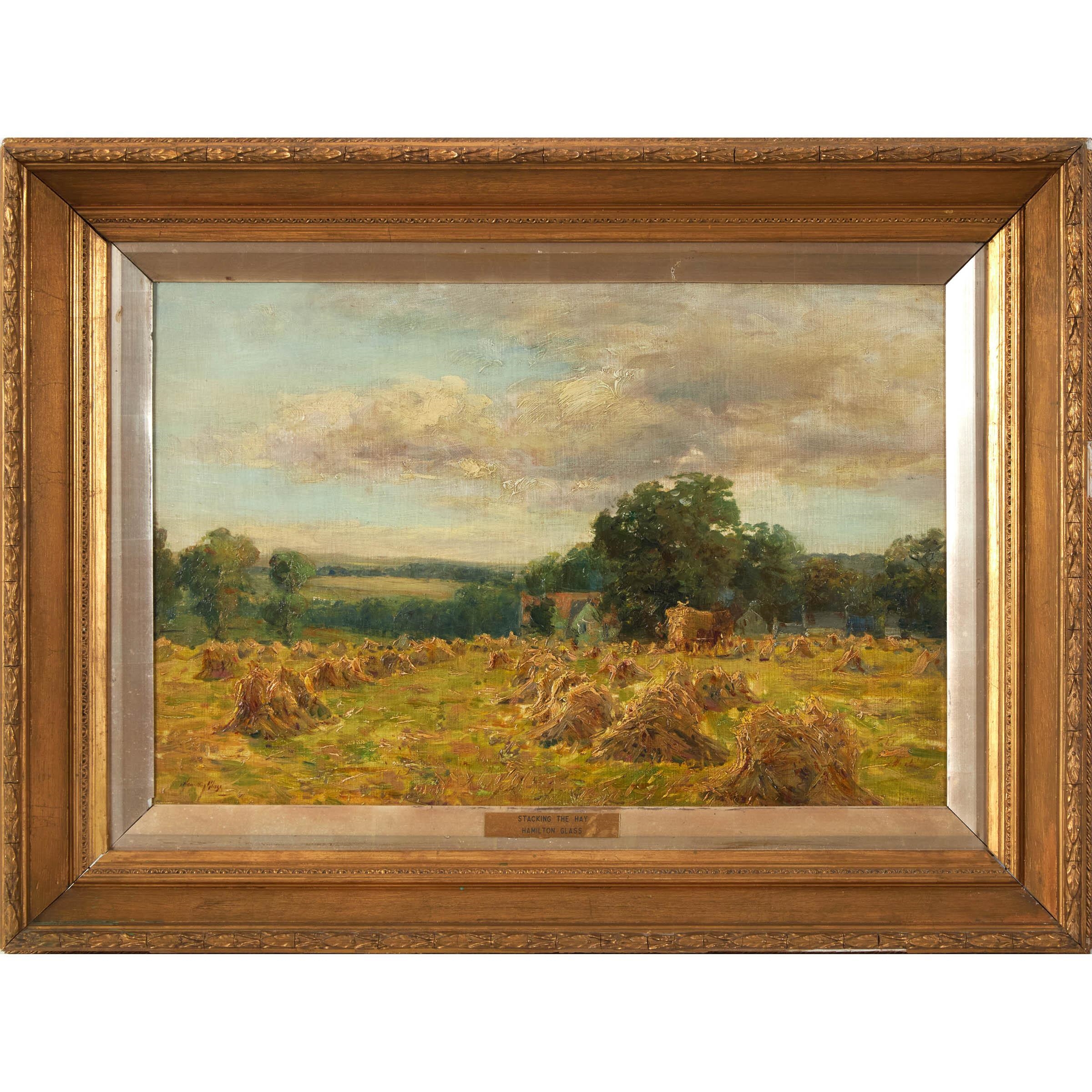 John Hamilton Glass | STACKING THE HAY | MutualArt