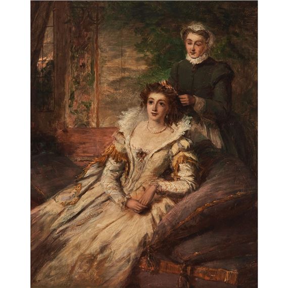 William Powell Frith | PORTRAIT OF AMY ROBSART | MutualArt