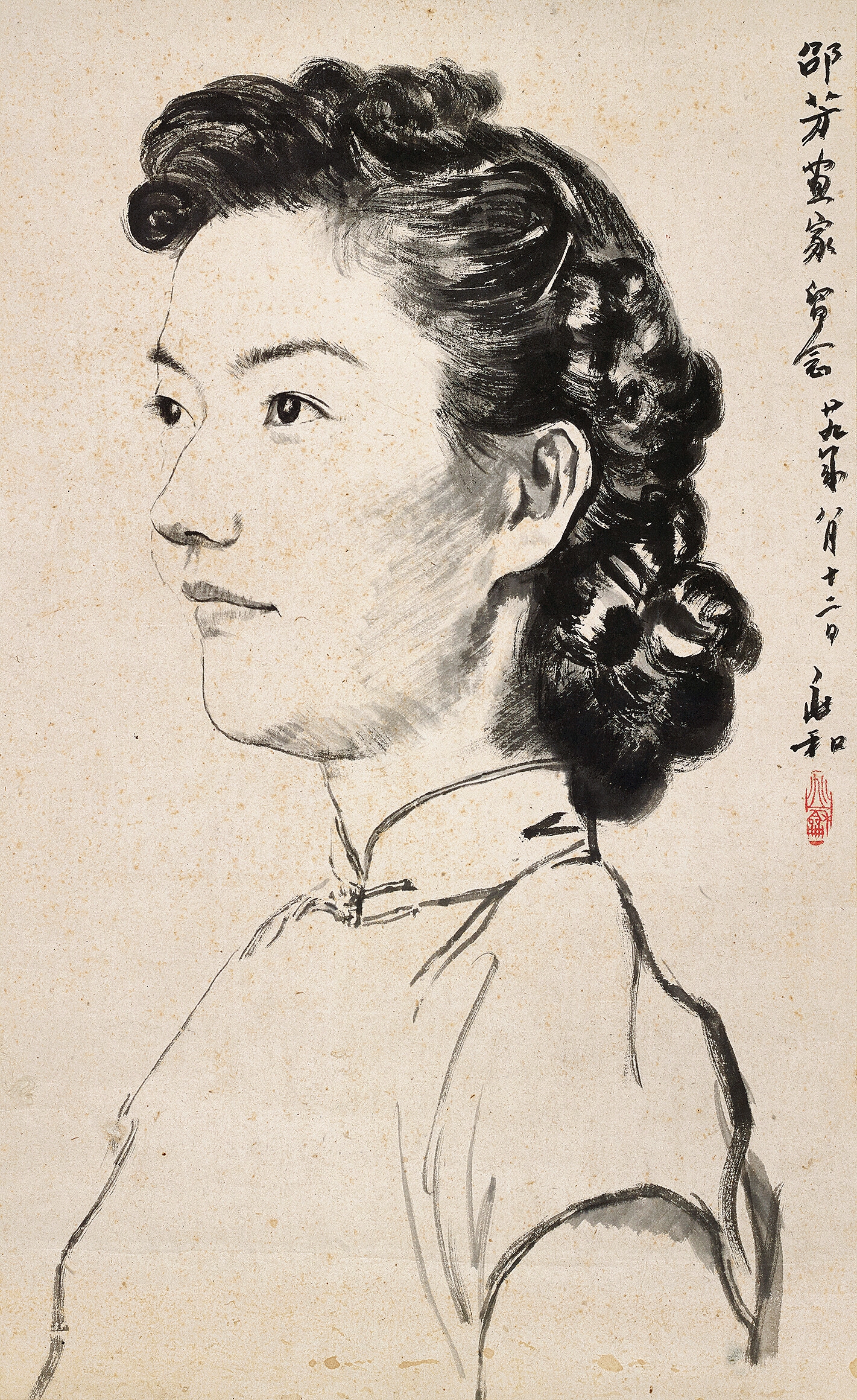 Jiang Zhaohe | PORTRAIT OF SHAO FANG (1940) | MutualArt