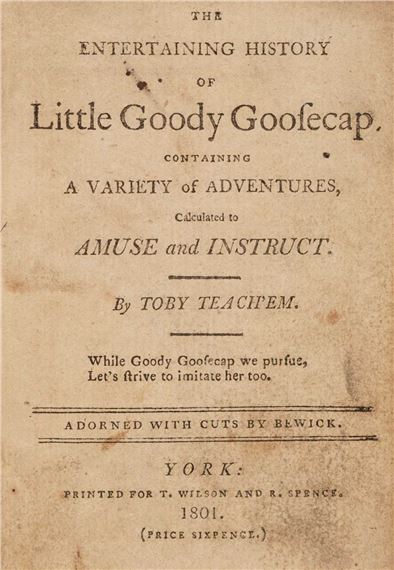 T. Wilson | The Entertaining History of Little Goody Goosecap (1801 ...