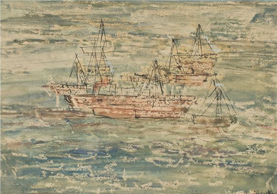 Bernarda Swiderska | Boats II (1960s) | MutualArt