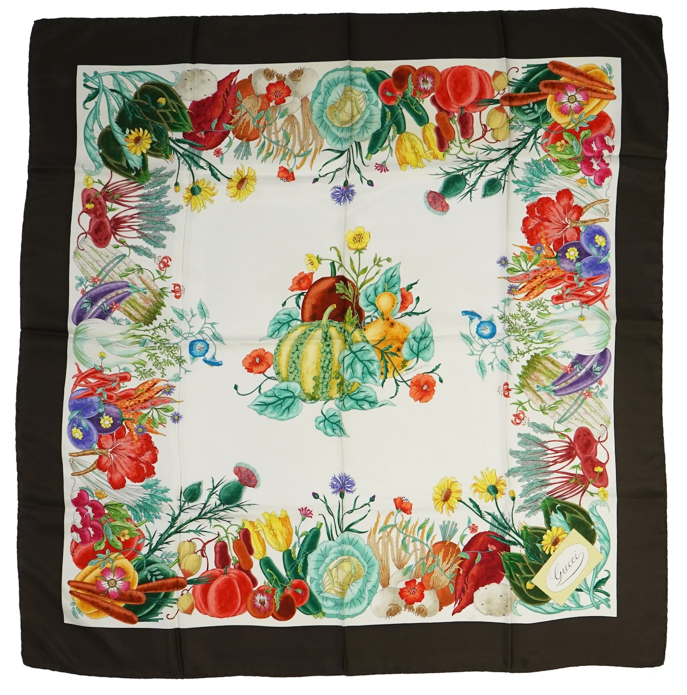 Vittorio Accornero de Testa | A Gucci vegetable garden design silk ...