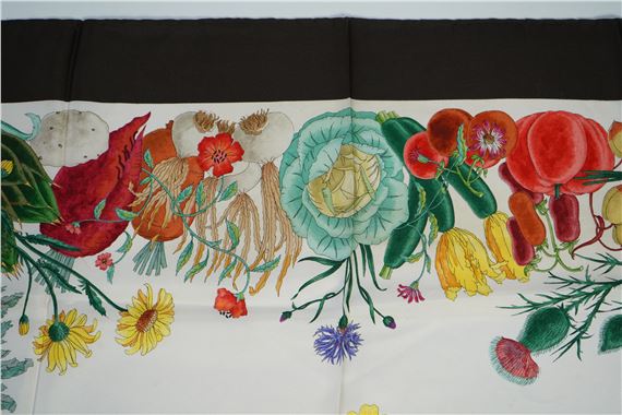 Vittorio Accornero de Testa | A Gucci vegetable garden design silk ...