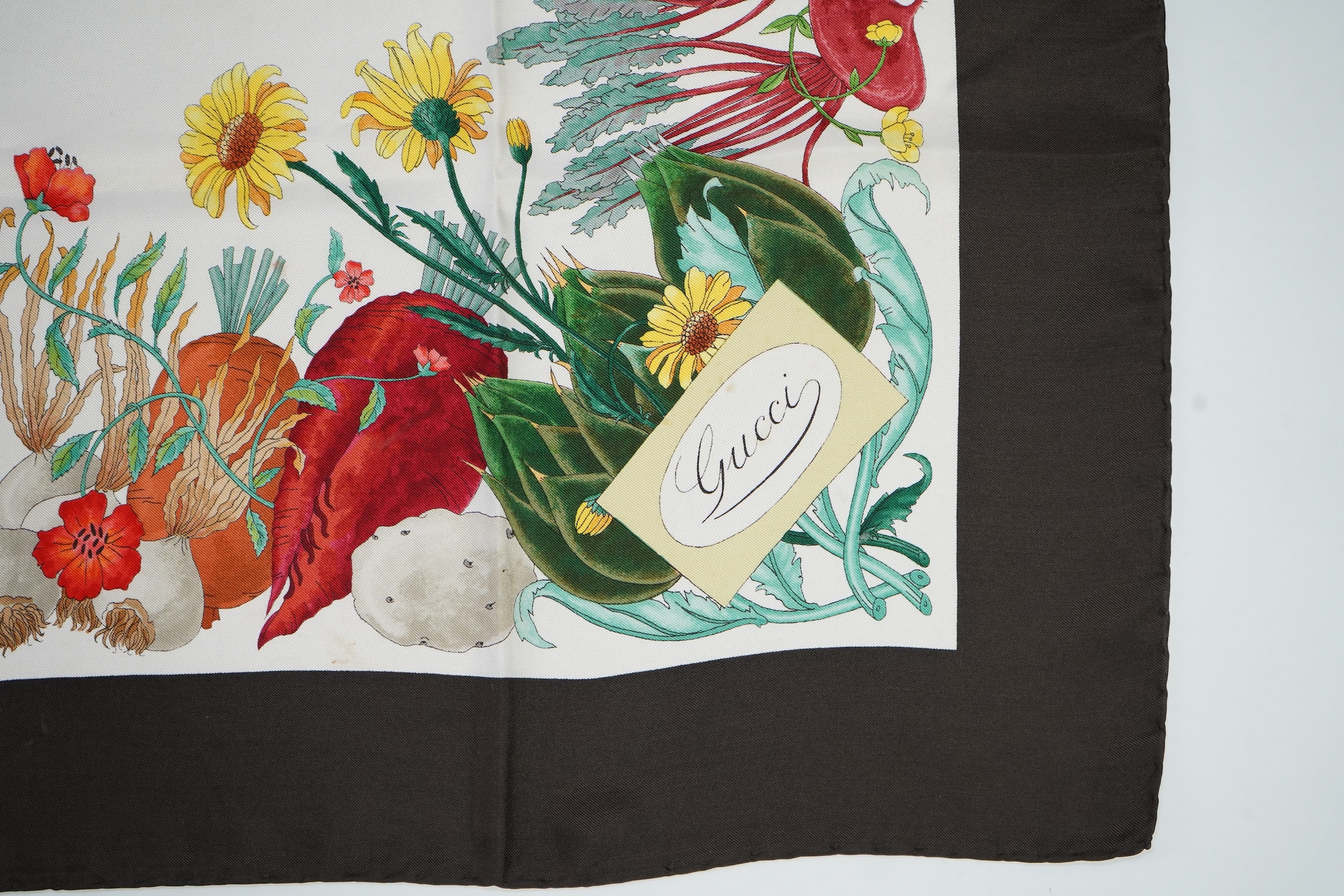 Vittorio Accornero de Testa | A Gucci vegetable garden design silk ...