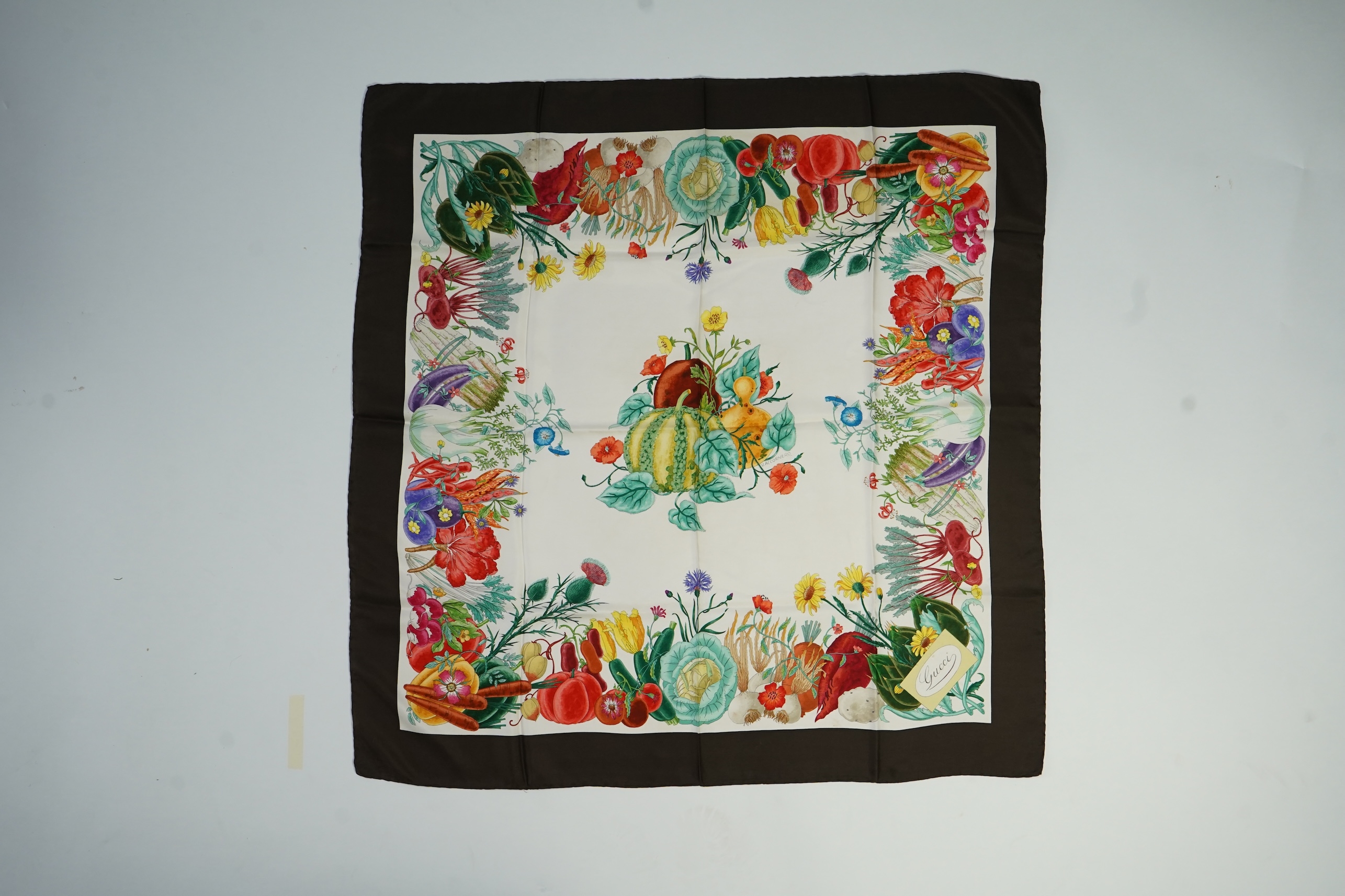 Vittorio Accornero de Testa | A Gucci vegetable garden design silk ...